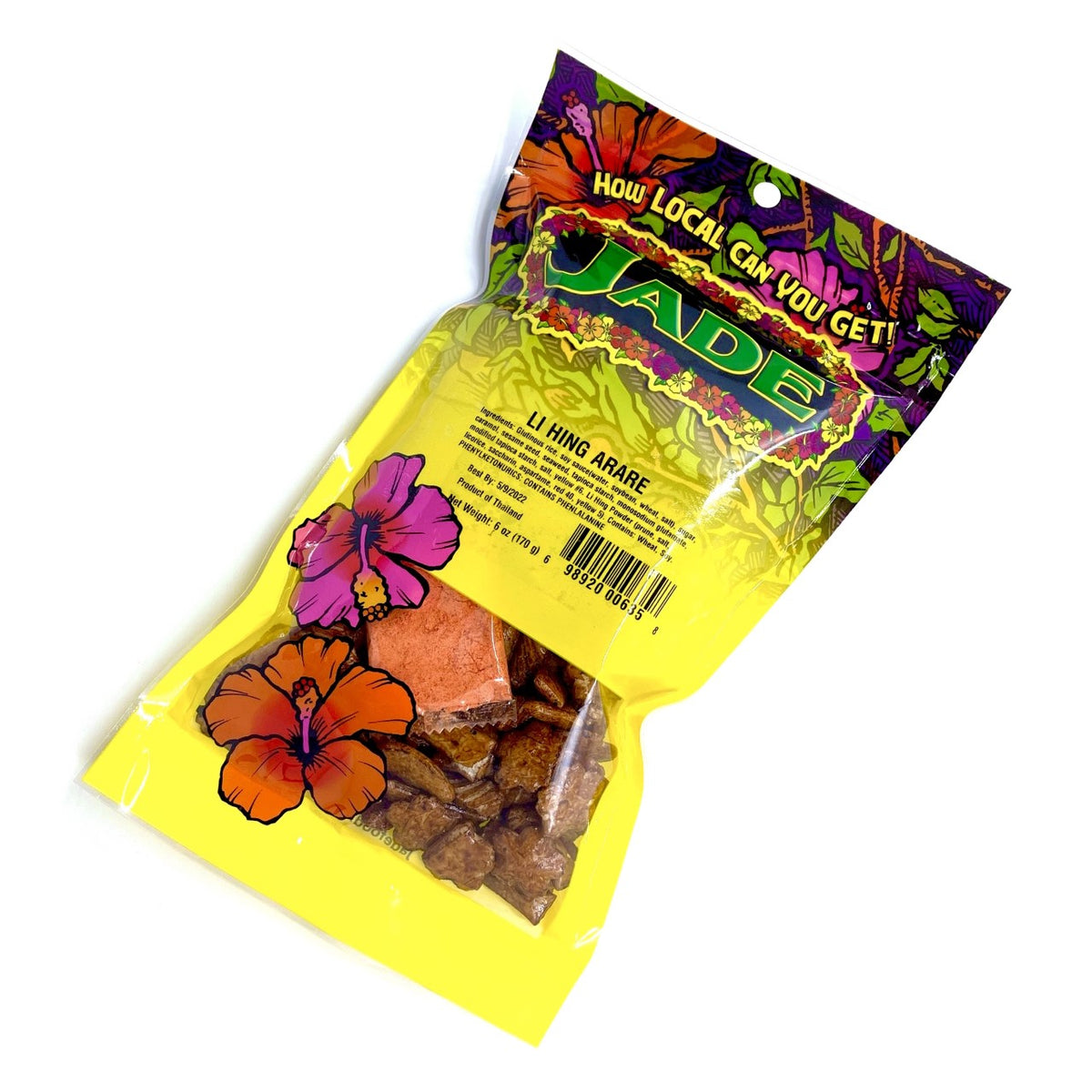 Arare with Li Hing packet – Jade Food Products Inc