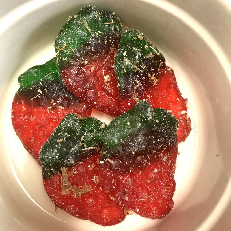 Premium Lemon Peel Strawberry (Gummy) Jar – Jade Food Products Inc